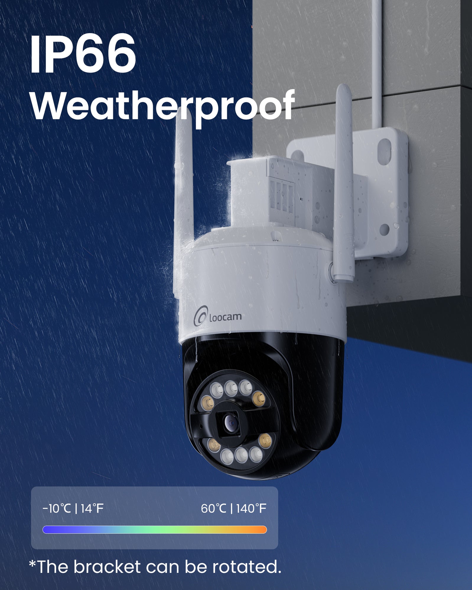 Loocam 5MP Wireless Security Camera System Wi-Fi 6, Color Night Vision ...